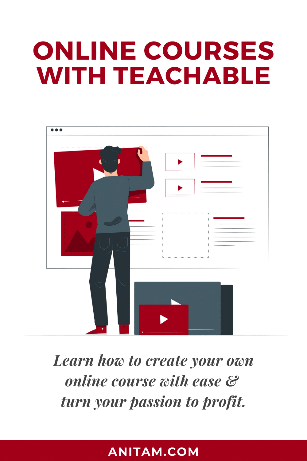 Online Courses With Teachable Step By Step Tutorial Anitam